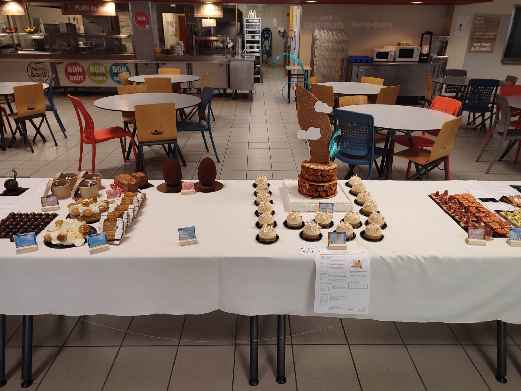 Buffets BTM Pâtisserie examen blanc 2023 - Cecof